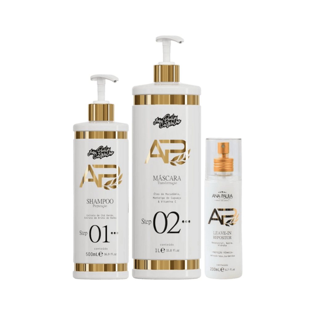 Kit de Alisamento Liso Lambido - Tratamento Capilar Completo