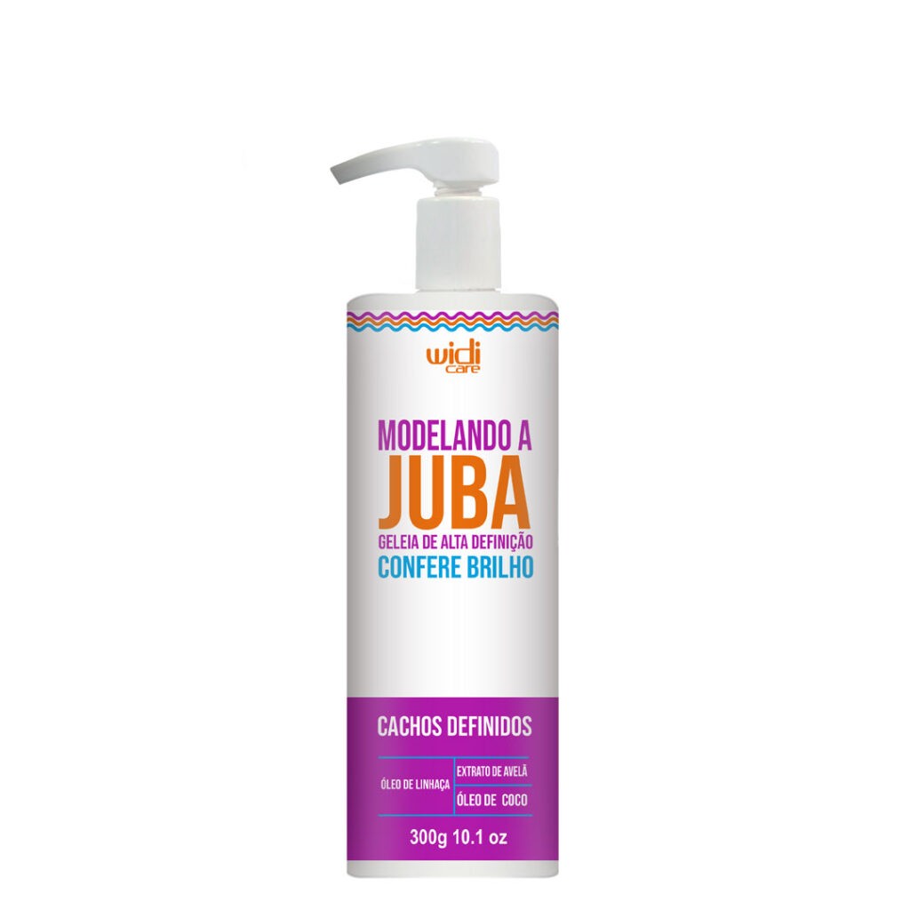 Widi Care Juba geleia de Alta Definição modelando a juba Brasil Cosmetic