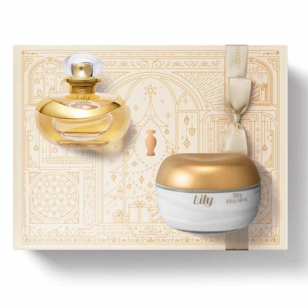 O Boticário Coffret de Natal Lily Perfume 75ml